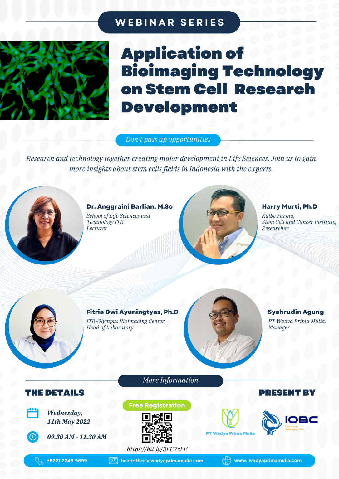WEBINAR - Application of Bioimaging Technology on Stem Cell Research ...